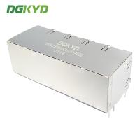 China 2x5 Port RJ45 Modular Jack 8P8C No LED With Spring Piece 10/100/1000BASE-T for sale