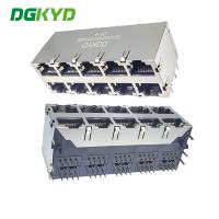 China 2x5 Port RJ45 Modular Jack 8P8C No LED With Spring Piece 10/100/1000BASE-T for sale