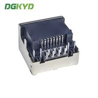 China KRJ-CB4.2YGZNL Metal Shielded RJ45 Jack SMT with 8 Positions and -40℃ to 85℃ Operating Temperature for sale