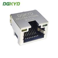 China KRJ-CB4.2YGZNL Metal Shielded RJ45 Jack SMT with 8 Positions and -40℃ to 85℃ Operating Temperature for sale