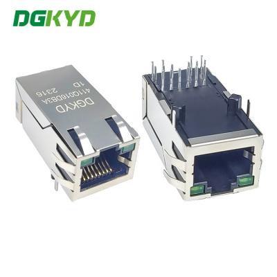 China DGKYD411Q016DB3A1D Waterproof RJ45 Connector with 1000BASE-T Support and -40℃ to 85℃ Temperature Range for sale