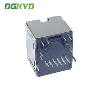 China DGKYD511Q650AB2A27DP408 RJ45 Network Connector with POE+ 180° Vertical Interface 10/100/1000BASE-T for sale