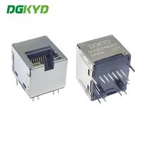 China DGKYD511Q650AB2A27DP408 RJ45 Network Connector with POE+ 180° Vertical Interface 10/100/1000BASE-T for sale