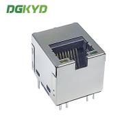 China DGKYD511Q650AB2A27DP408 RJ45 Network Connector with POE+ 180° Vertical Interface 10/100/1000BASE-T for sale