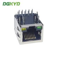 China KRJ-60BPOEGYZENL with PoE power supply RJ45 connector 100M integrated filter network socket network cable interface for sale