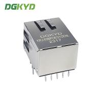 China KRJ-60BPOEGYZENL with PoE power supply RJ45 connector 100M integrated filter network socket network cable interface for sale
