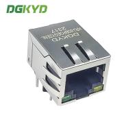 China KRJ-60BPOEGYZENL with PoE power supply RJ45 connector 100M integrated filter network socket network cable interface for sale
