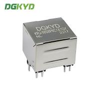 China KRJ-56S8P8C1X1GYNL Single Port RJ45 Connector 8P8C with G/Y LED Shielded Keystone Jack -40 to 85C for sale