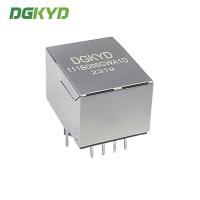 China DGKYD111B086GWA1D CAT5 RJ45 Modular Jack with EMI Fingers - 8 Contacts, -40°C to +85°C Temperature Range for sale