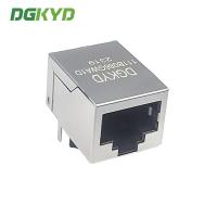 China DGKYD111B086GWA1D CAT5 RJ45 Modular Jack with EMI Fingers - 8 Contacts, -40°C to +85°C Temperature Range for sale