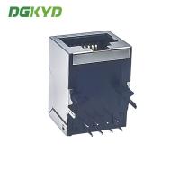 China DGKYD111B086GWA1D CAT5 RJ45 Modular Jack with EMI Fingers - 8 Contacts, -40°C to +85°C Temperature Range for sale