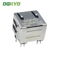 China DGKYD561188DB1A1DY128 Without Filter 8P8C Shielded Connector With Light Network Port Socket for sale