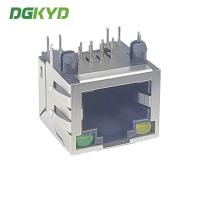 China DGKYD561188DB1A1DY128 Without Filter 8P8C Shielded Connector With Light Network Port Socket for sale