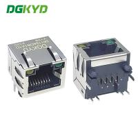 China DGKYD561188DB1A1DY128 Without Filter 8P8C Shielded Connector With Light Network Port Socket for sale