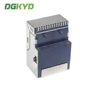 China DGKYD211Q575AA2A7CBS2057 RJ45 Gigabit Integrated Filter Connector 2.5G Speed 6μ Gold Plating LCP Housing for sale