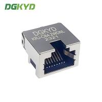 China KRJ-CB4.2WDNL Shielded RJ45 Connector DIP 8P8C 10/100/1000BASE-T No Filter No LED for sale