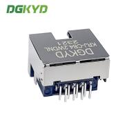China KRJ-CB4.2WDNL Shielded RJ45 Connector DIP 8P8C 10/100/1000BASE-T No Filter No LED for sale