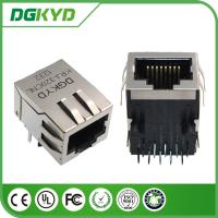 China KRJ-320CNL 1000 Megabit Ethernet RJ45 Single Port Integrated Magnetic Connector 21.3mm Length for sale