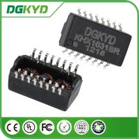 China KHX1631SR 16-Pin SMT Cat5 Ethernet Transformer Module - 10/100 BASE-TX Speed with 2 Core Pairs for sale