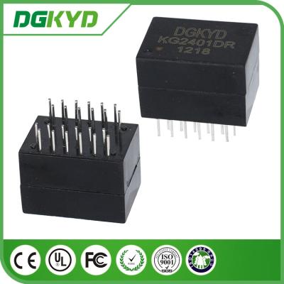China KG2401DR 24-Pin DIP Cat6 Gigabit Ethernet Transformer Module 100/1000 BASE-TX 4-Pair Core for sale