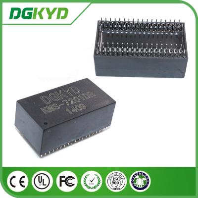 China KMS-7201DR 72-Pin Ethernet Transformer for 1000BASE-T/TX Fiber Optic Transceivers with 1500V Hi-Pot Rating for sale