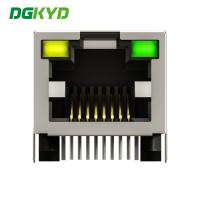 China DGKYD561188AB1A3DY1027 Without Filter 8P8C Shielded Connector With Light Network Port Plug for sale
