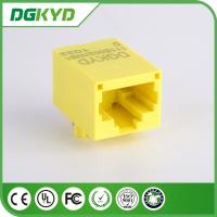 China Yellow Color 100 Base - TX Unshielded Rj45 Modular Jack DGKYD111B002IWB1D for sale