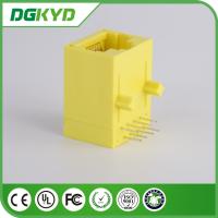 China Yellow Color 100 Base - TX Unshielded Rj45 Modular Jack DGKYD111B002IWB1D for sale