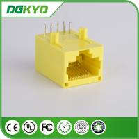 China Yellow Color 100 Base - TX Unshielded Rj45 Modular Jack DGKYD111B002IWB1D for sale