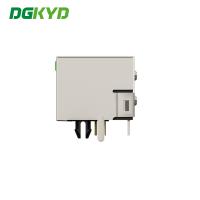 China DGKYD561488AB1A1DY1022 4-Port RJ45 Connector 8P8C Network Socket -40℃ to 85℃ Operating Temperature 10/100/1000BASE-T for sale