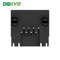 China 8P8C RJ45 90 Degree Side Entry Connector - 8 Position Gold Plated Contacts for PCB Mounting for sale