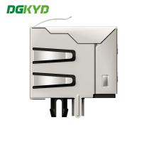 China DGKYD Single Port RJ45 Connector 8P8C Lampless Crystal Head 1000BASE-T for sale