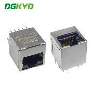 China DGKYD511Q565AB2A8D2 180-Degree Vertical RJ45 Connector with 2.5G Support and 265℃ Solder Temperature for sale