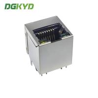 China DGKYD511Q565AB2A8D2 180-Degree Vertical RJ45 Connector with 2.5G Support and 265℃ Solder Temperature for sale