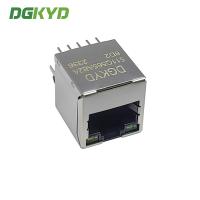 China DGKYD511Q565AB2A8D2 180-Degree Vertical RJ45 Connector with 2.5G Support and 265℃ Solder Temperature for sale