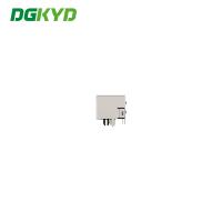 China 1x6 Port 180-Degree RJ45 Network Socket with LED - 100 Ohm Impedance, 265℃ Solder Compatible for sale