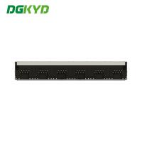 China RJ45 Network Connector 56 6 Port 8P8C Cat6 PCB Jack with LED DGKYD561688DB1A1D9Y1022 for sale