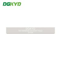 China 90 Degree 1x8 RJ45 Female Jack 8 Port Network Connector with LED Shielded for sale