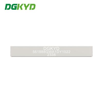 China RJ45 Connector 90 Degree 1x8 Ports Female Jack Network Switch Connector DGKYD561888GWA1DY1022 for sale