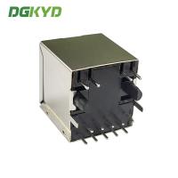 China DGKYD511Q066AA2A8D Vertical RJ45 Connector with Integrated Filter for Gigabit Ethernet -40℃ to 85℃ Temperature Range for sale