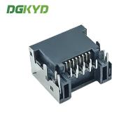 China Low Profile RJ45 Female Connector 8P8C Inline SMT with 10/100/1000BASE-T Support and -40℃ to 85℃ Operating Range for sale