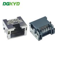 China Low Profile RJ45 Female Connector 8P8C Inline SMT with 10/100/1000BASE-T Support and -40℃ to 85℃ Operating Range for sale