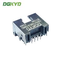 China Low Profile RJ45 Female Connector 8P8C Inline SMT with 10/100/1000BASE-T Support and -40℃ to 85℃ Operating Range for sale