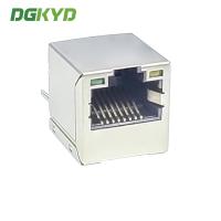 China RJ45 Network Connector 10G BASE-T with 30μ Gold Plating and Integrated Filtering for High-Speed Ethernet Applications for sale