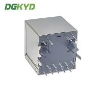 China RJ45 Network Connector 10G BASE-T with 30μ Gold Plating and Integrated Filtering for High-Speed Ethernet Applications for sale