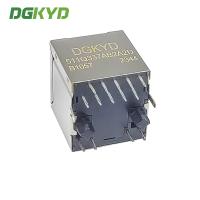 China RJ45 Network Connector 10G BASE-T with 30μ Gold Plating and Integrated Filtering for High-Speed Ethernet Applications for sale