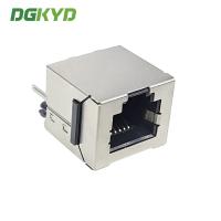 China DGKYD RJ11 Connector 6P6C 180° Vertical Shielded Modular Jack Through Hole for sale