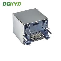 China DGKYD52T1188AB1A1DY1 8P8C RJ45 Connector 180° Vertical Interface Shielded with 8 Positions and Gold Plating Options for sale