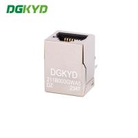 China Single Cell RJ45 With Filter Socket 100M Crystal Head Interface 8-Position Modular Jack DGKYD211B003GWA5DZ for sale