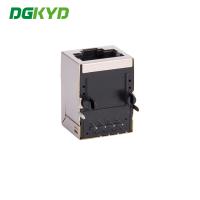 China Single Cell RJ45 With Filter Socket 100M Crystal Head Interface 8-Position Modular Jack DGKYD211B003GWA5DZ for sale